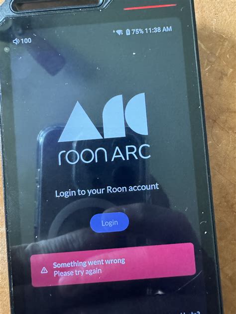 Login Issue With Roon Arc On Hiby R4 Android Roon Labs Community