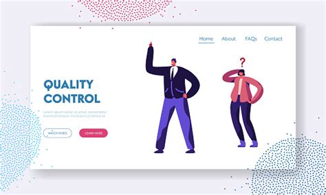 젊은 문제 커플 해결 문제 웹사이트 방문 페이지입니다 물음표와 스마트 남자와 함께 생각 하는 스마트 남자와 혼란 의심 여자 웹 페이지 배너 만화 플랫 벡터 일러스트 물음표에