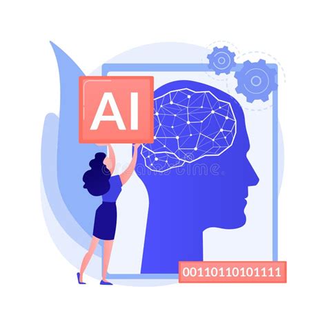Artificial Intelligence Abstract Concept Vector Illustration Stock Vector Illustration Of