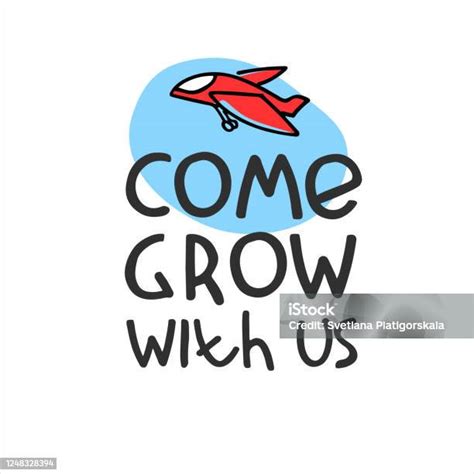 우리와 함께 성장하십시오 채용 광고 배너 제목 채용 팀 구축 및 개인 성장 개념 객실 있음에 대한 스톡 벡터 아트 및 기타 이미지 객실 있음 고용과 노동 광고