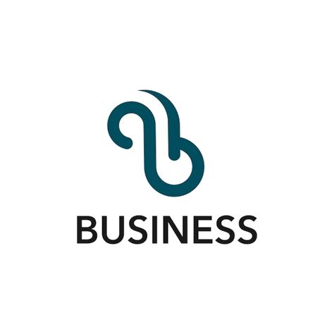B Lettre Logo Design Identité De Marque Vecteur Corporatif Vecteur Premium