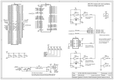 Sc706 V1 0 Z80 Cpu Oshwlab