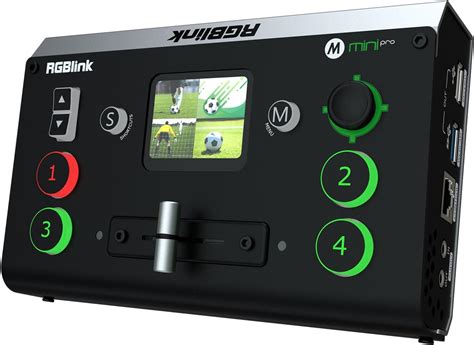 RGBlink Mini Pro Video Switcher With 4 X 4K HDMI Inputs 1HDMI USB3 0 Outputs Multi Camera Video