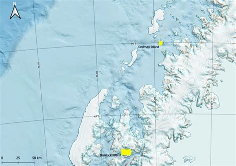 General Map Of The Sampling Area Yellow Rectangles Represent The Two