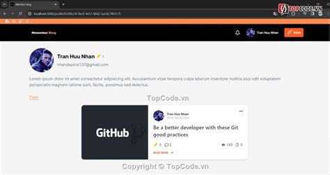 full code website blog hệ thống đăng tải tương tác các đọc giả springboot reactjs tailwindcss