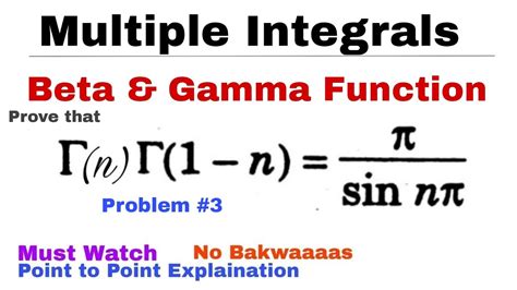 23 beta and gamma function problem 3 important problem youtube