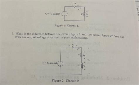 Solved Figure 1 Circuit 1 2 What Is The Difference