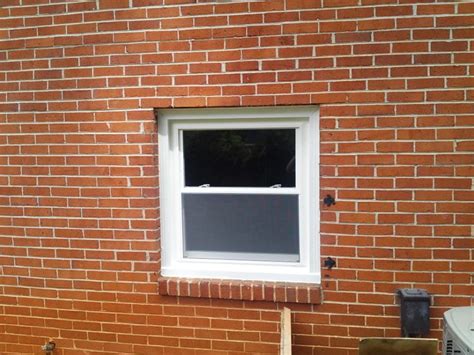 A Small Double Hung Window Installed Near Decatur For Mr And Mrs Mason