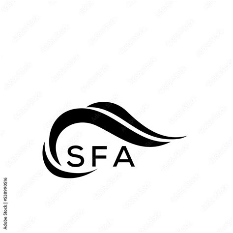 Sfa Letter Logo Sfa Blue Image Sfa Monogram Logo Design For Entrepreneur And Business Sfa