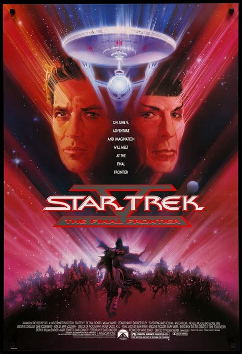 Star Trek V The Final Frontier 1989 Original One Sheet Movie Poster