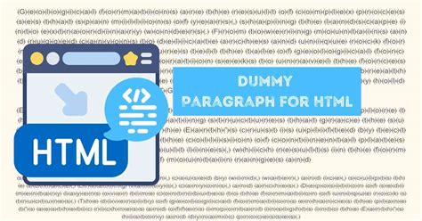 Dummy Paragraph For Html Lipsum Hub