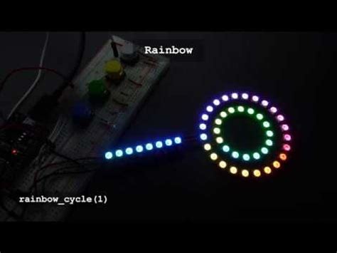 This Tutorial Shows How To Control Ws B Addressable Rgb Leds Neopixels With The Esp And