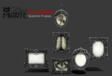 Second Life Marketplace M I A R T Efull Permission Nmskeleton Frames