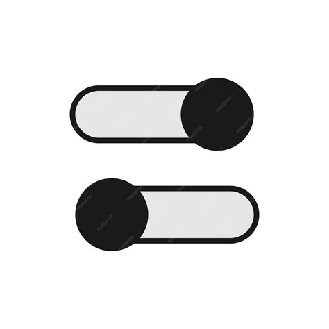 Premium Vector Toggles Switch Button On Off Vector Set Elements