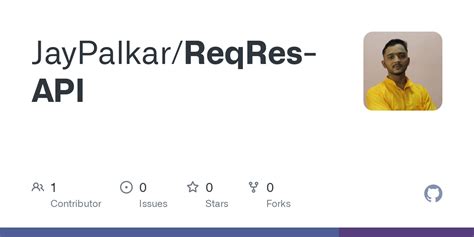 Github Jaypalkarreqres Api