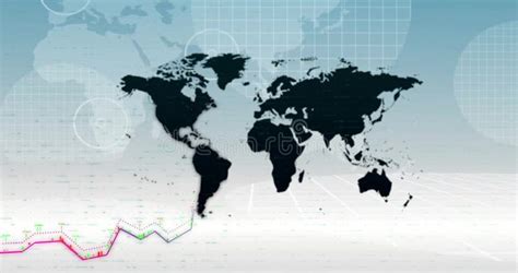 Image Of Digital Data Processing Over World Map Stock Image Image Of