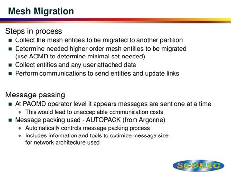 ppt parallel algorithm oriented mesh database powerpoint presentation