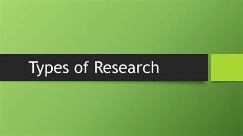 SOLUTION Rm Types Methods Of Conducting Research Studypool