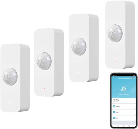 Amazon Com WiFi Motion Sensor Smart Motion Detector For Home Security Wireless Motion Sensor