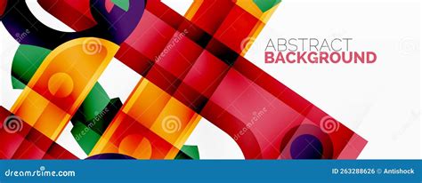 Vector Geometric Abstract Background Template Stock Vector Illustration Of Concept Graphic