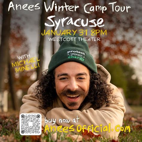 Tickets For Anees Winter Camp Tour In Syracuse From Showclix