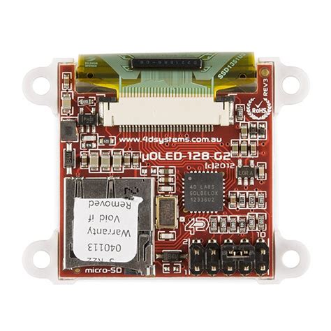 Serial Miniature OLED Module μOLED G GFX Australia