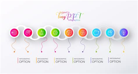 Curved Process Infographic PPT TinyPPT