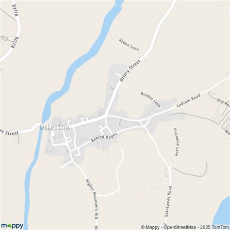 Map Otterton Map Of Otterton Ex9 7 And Practical Information