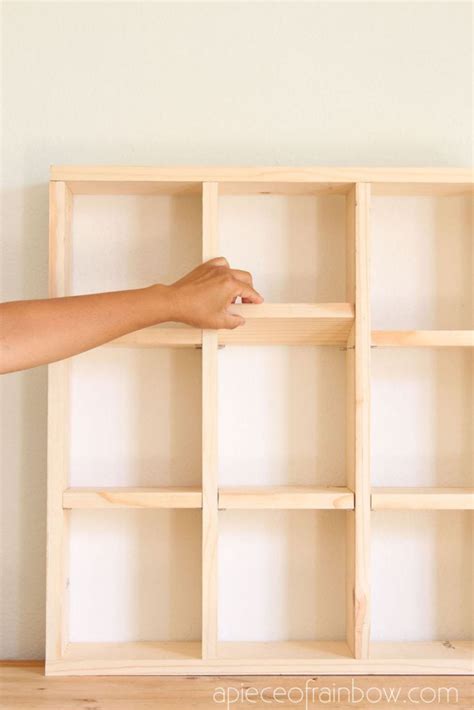 Pottery Barn Farmhouse Style 15 Diy Cubby Wall Shelf A Piece Of Rainbow