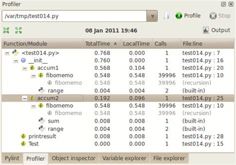 Profiler Spyder Profiler Plugin — Spyder Profiler V02 Documentation