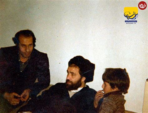 عکس دیده‌نشده از سیدحسن خمینی و پدر