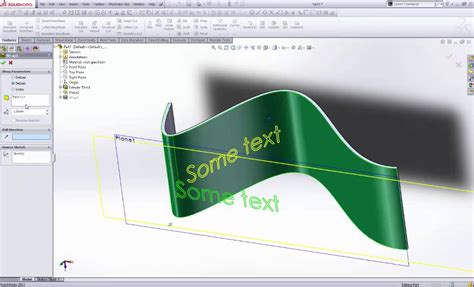 Sketch On A Curved Surface Solidworks At Explore