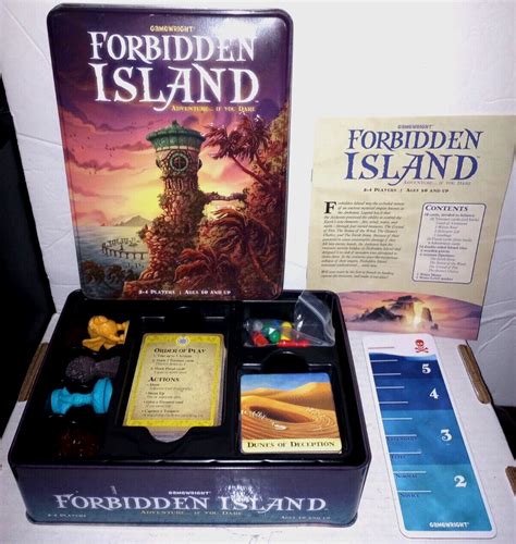 Forbidden Island Board Game By Gamewright Cooperative Strategy Game