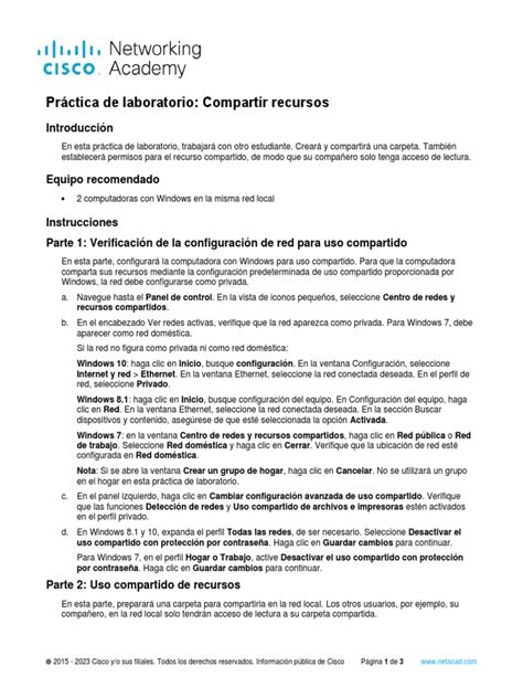 11 2 1 5 Lab Explore Control Panel Categories Pdf Archivo De Computadora Microsoft Windows