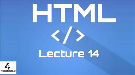 HTML Lecture HTML Lists HTML YouTube