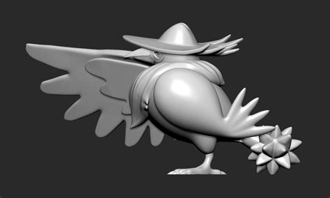 Pokemon Honchkrow With 2 Poses 3d Model 3d Printable Cgtrader