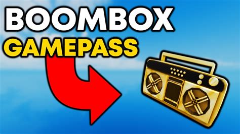 How To Make A Boombox Gamepass Roblox Scripting Tutorial Youtube