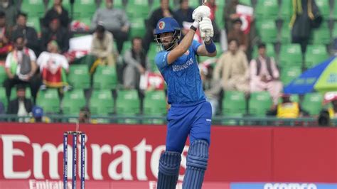 Ibrahim Zadran Charged Under Icc Code Of Conduct After An Emotional