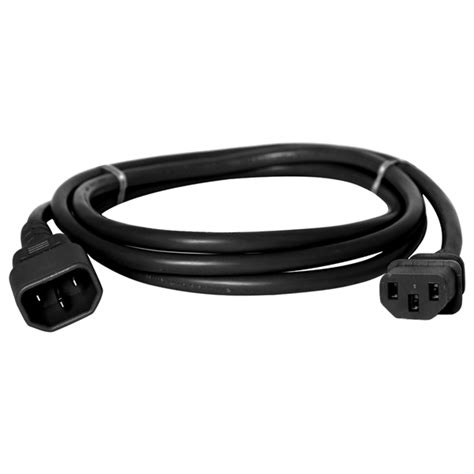C14 To C13 Power Cords 10a 250v 18 3 Sjt Pdu Whips