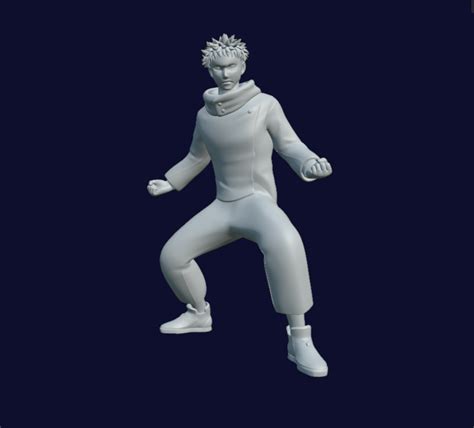 💬 Itadori Yuji Jjk Series Cursed Energy Concentrated Stance 3d