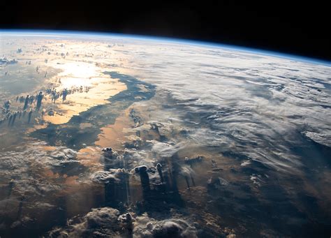 Orbital Sunglint Off The Celebes Sea Spaceref