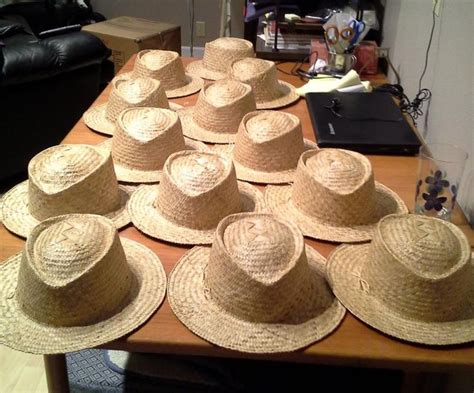 Lauhala Hats Handmade In South Kona Hawaii Traditional Brimmed Straw