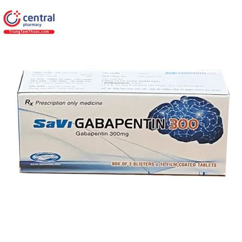[chÍnh HÃng] Thuốc Savi Gabapentin 300 Điều Trị động Kinh Cục Bộ