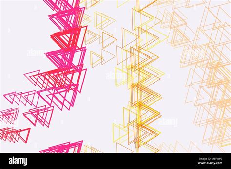 Color Abstract Triangle Pattern Generative Art Background Vector