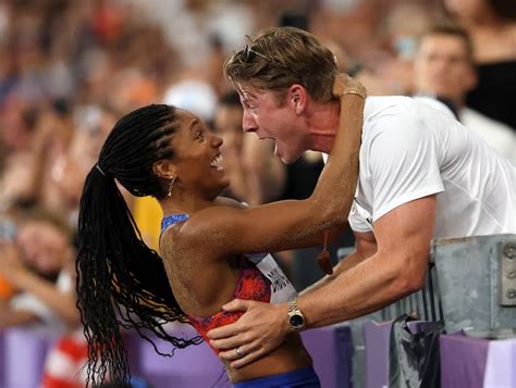 Hunter Woodhall Y Tara Davis La Pareja De Oro De Los Juegos