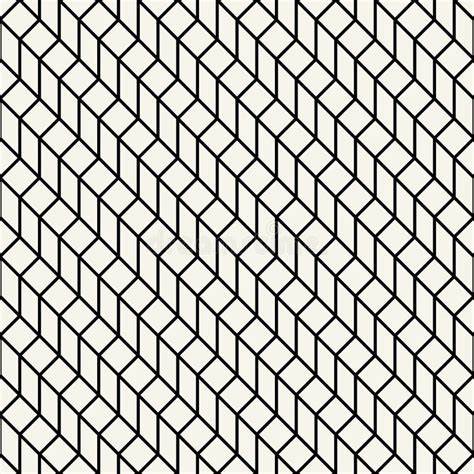 Abstract Geometric Grid Black And White Minimal Graphic Design Print Pattern Stock Vector