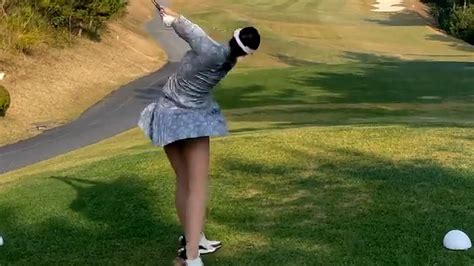 💋9등신 미녀골퍼💙💜 💖 여윤경 프로 스윙 미녀골퍼 Youtube