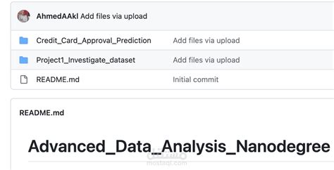 Advanced Data Analysis Projects مستقل