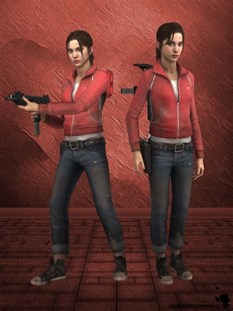 Left 4 Dead Zoey Xps Model V15 By Silvermooncrystal On Deviantart