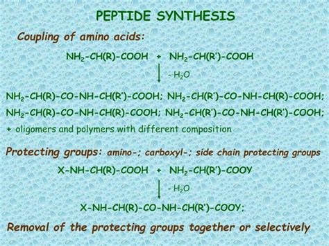 Solid Phase Peptide Synthesis Ppt Chemistry Science